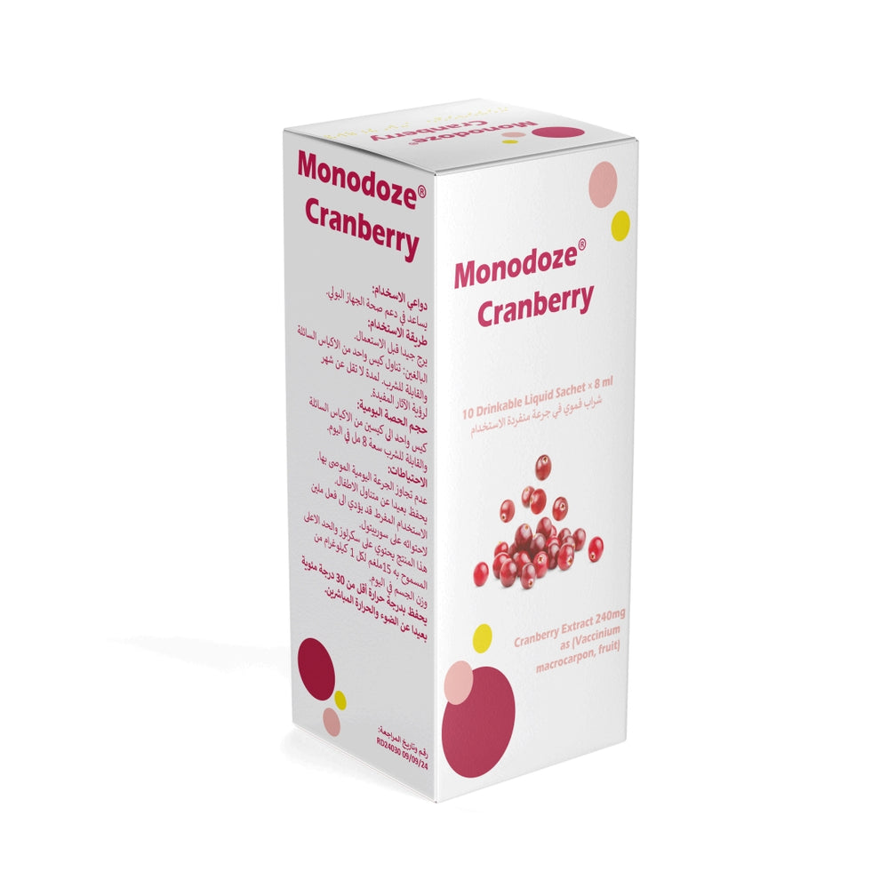 Monodoze Cranberry 8ml×10 Drinkable Liquid Sachet/Box